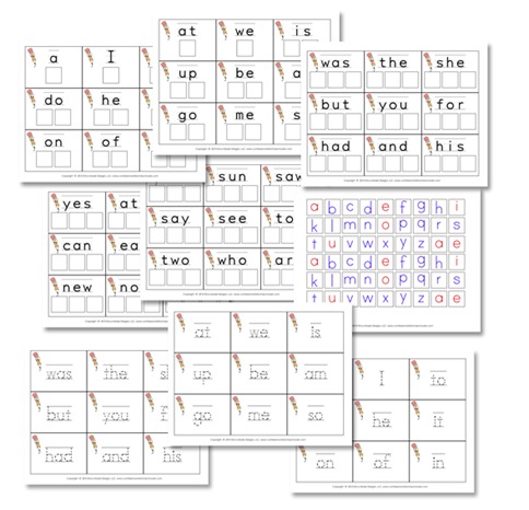 K4 Expansion Pack ~ Sight Words - Confessions of a Homeschooler